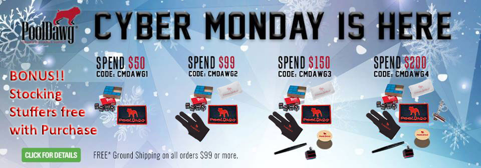 Pool Cues and Billiards Supplies at PoolDawg.com