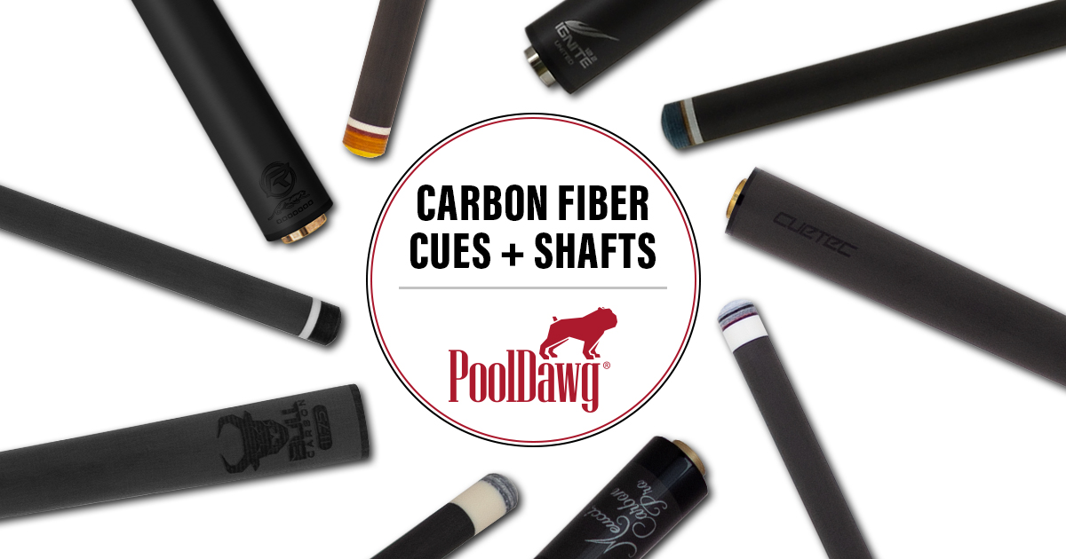 Carbon Fiber Pool Cue Shaft | Carbon Fiber Pool Cue | PoolDawg