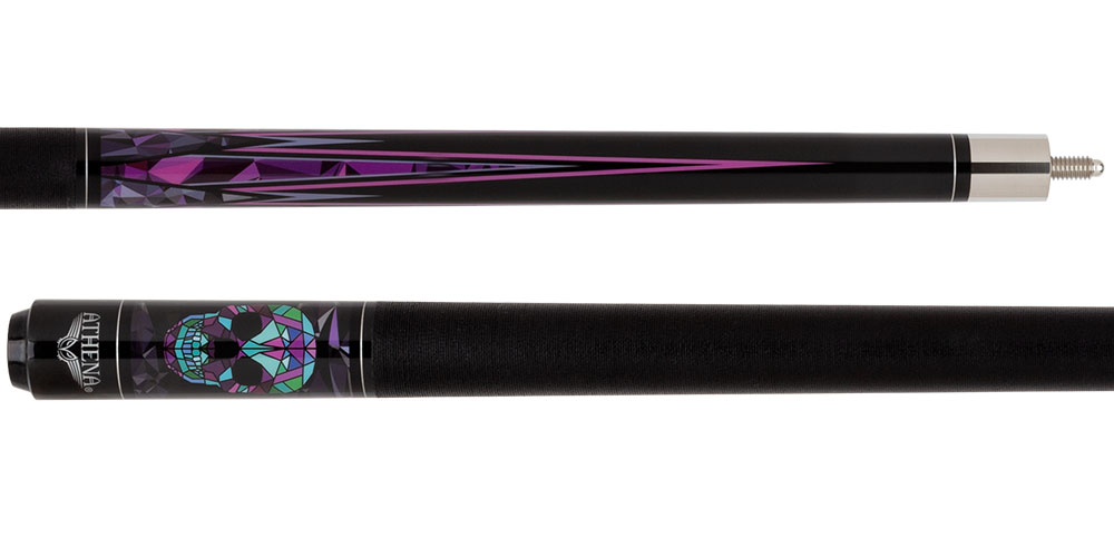 Athena Purple Skull Kaleidoscope |Athena Pool Cues | Pooldawgs.com
