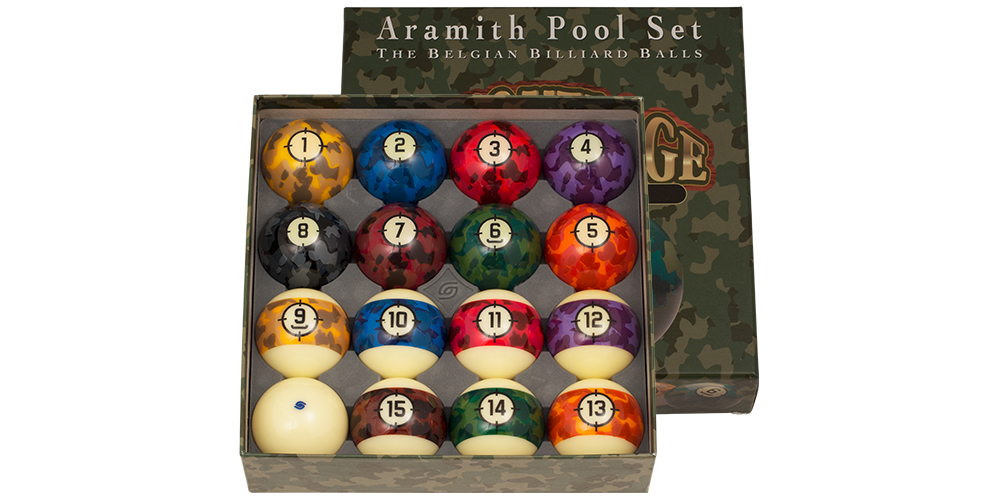 Aramith Camouflage Pool Ball Set