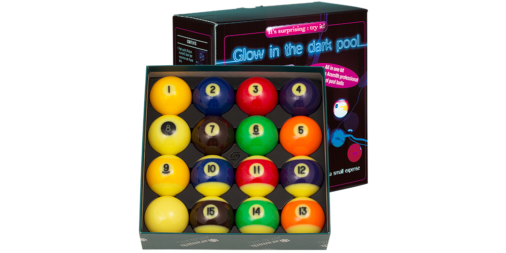 Aramith Neon Pool Ball Set