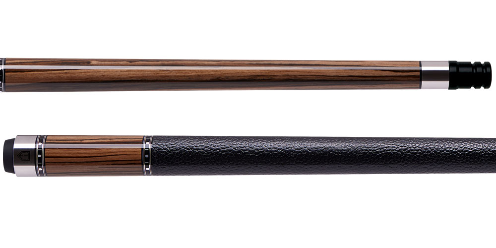 Cuetec Cynergy Truewood Ebony with Leather Wrap 95-104LTW Pool Cue ...