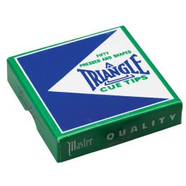 Triangle Pool Cue Tips (Box of 50)
