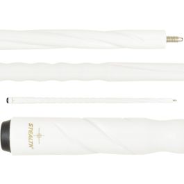 Stealth STH43 White Twist Pool Cue | Stealth Twisted Wood Cue ...