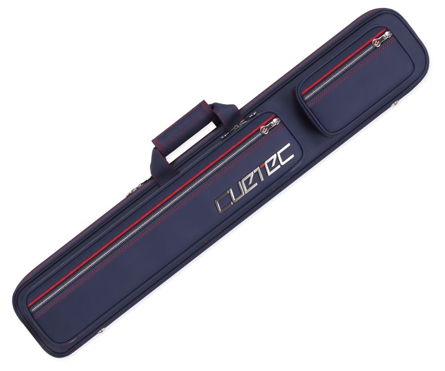 Cuetec 4x8 Navy Pro Line Soft Case | Professional Cue Case | Pooldawg.com