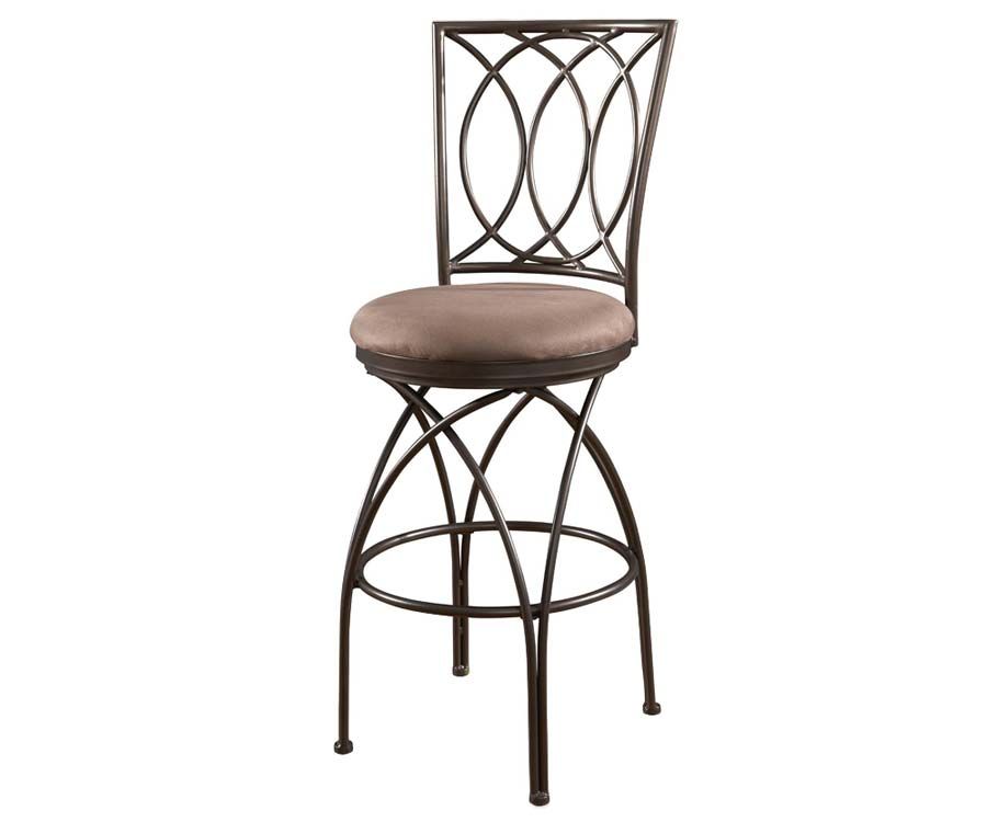 Big and Tall Metal Crossed Legs Bar Stool