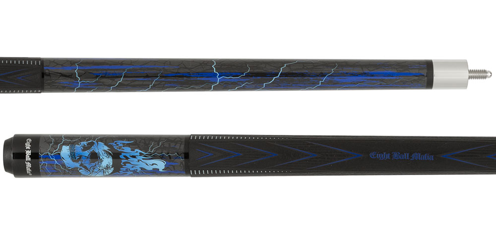 Eight Ball Mafia Blue Lightning | Eight Ball Mafia Pool Cues | Pooldawg.com