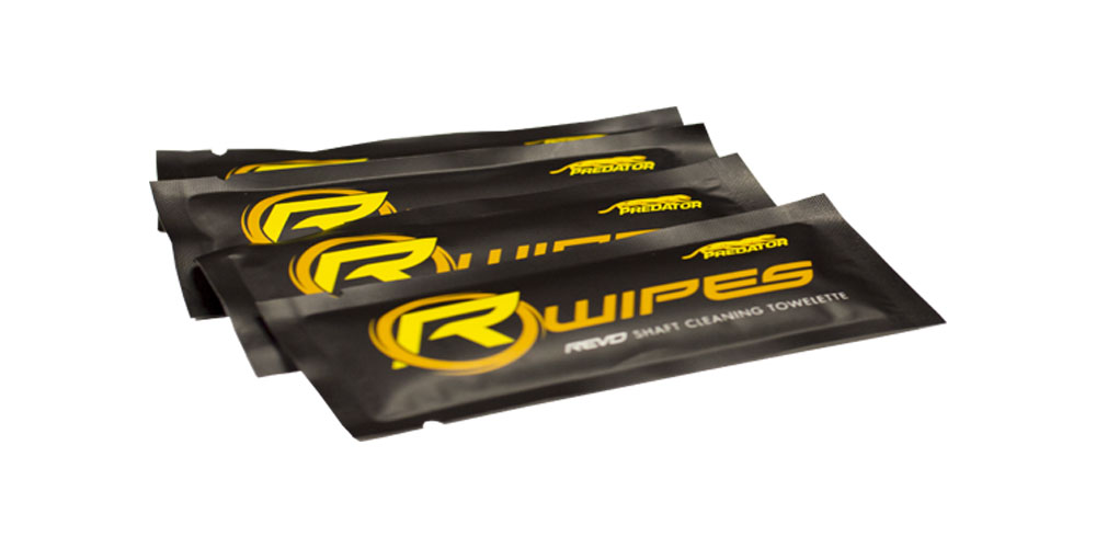 Pool Cue Cleaning Wipes Predator REVO Shaft Cleaning Wipes - Box Of 50 ...