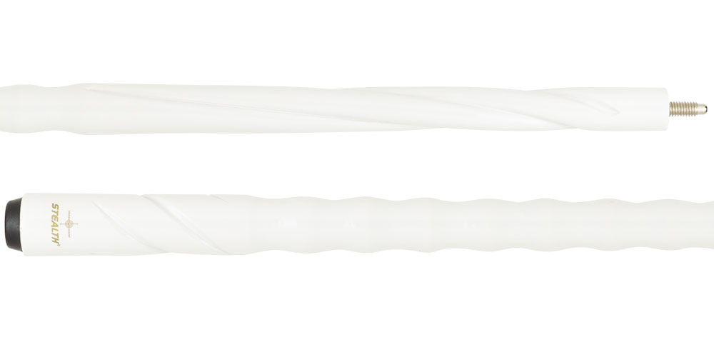 Stealth STH43 White Twist Pool Cue | Stealth Twisted Wood Cue ...
