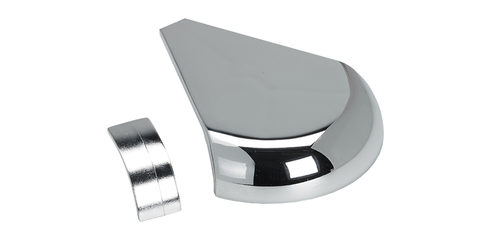Corner and Side Castings | Plastic with Chrome Finish } Pooldawg.com