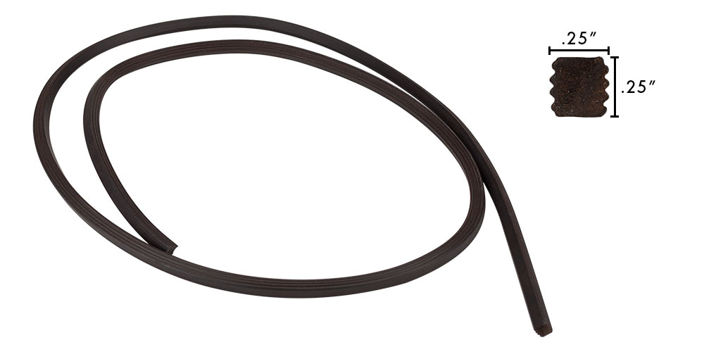 Rubber Feather Strip Set